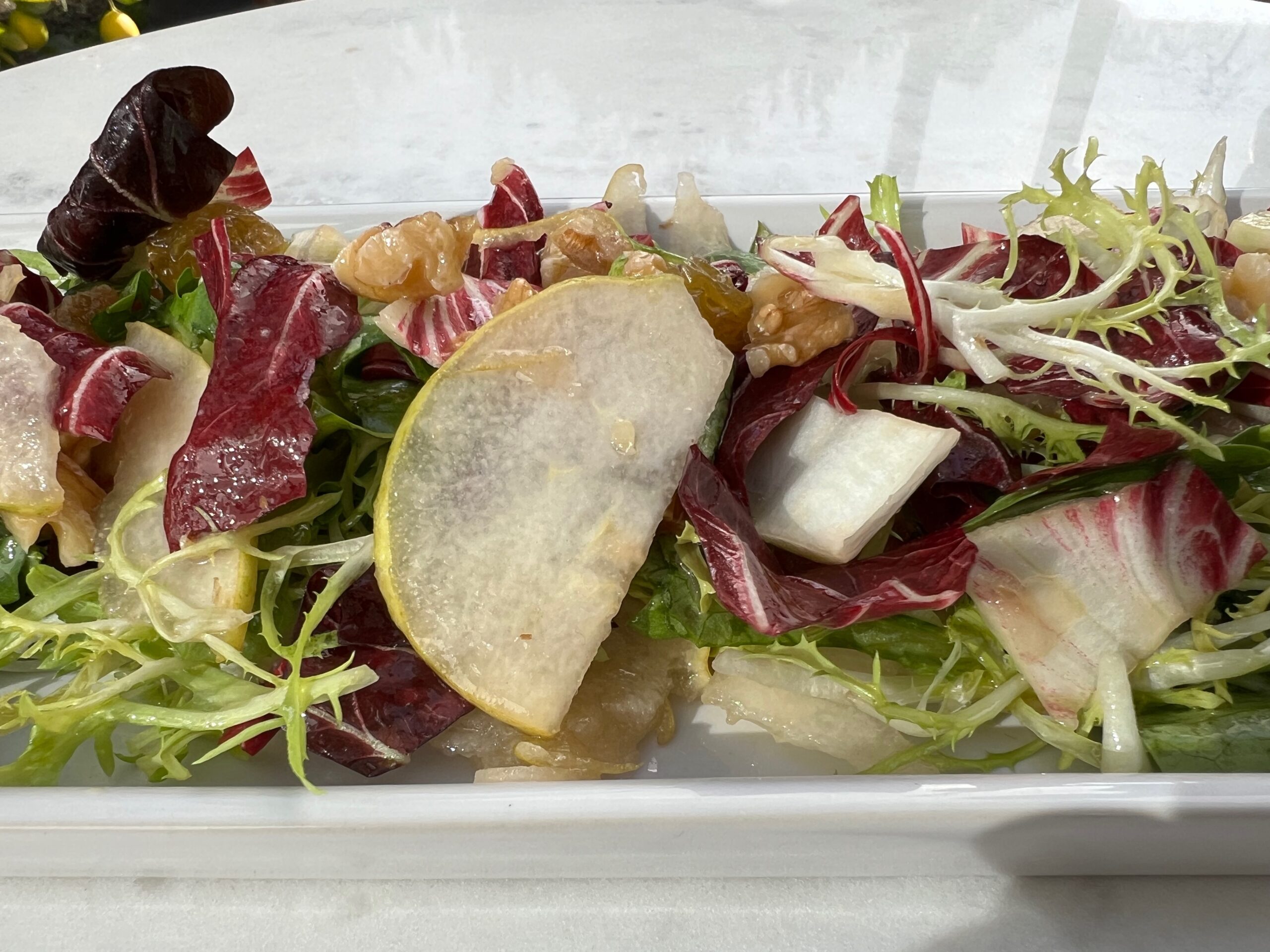Treviso Salad with Banyuls Vinaigrette - Salute Santé! Grapeseed Oil